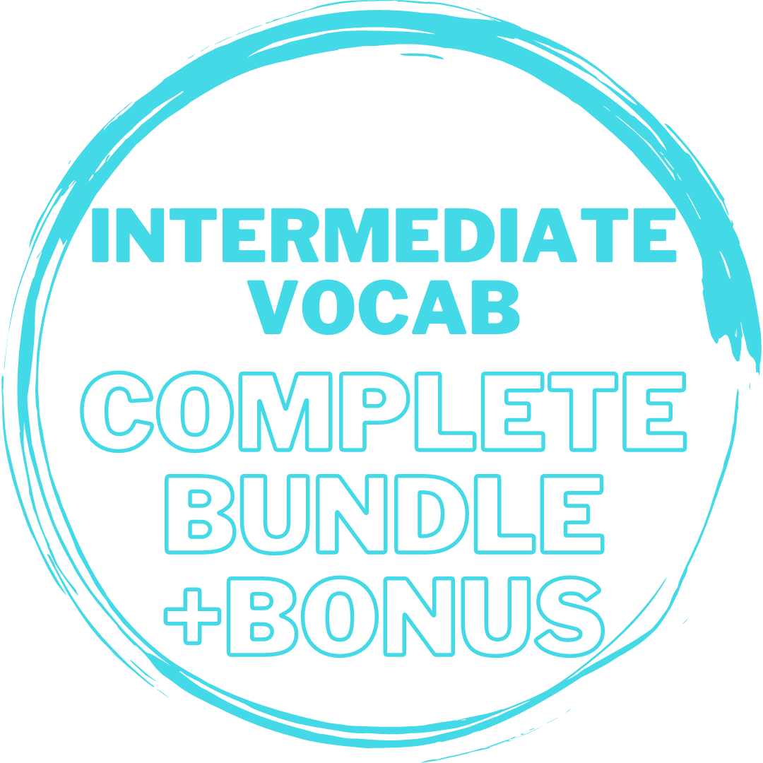 Intermediate vocabulary expansion pack – TSE Publications